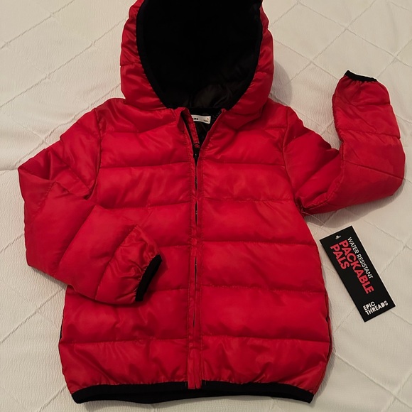 Epic Threads | Jackets & Coats | Epic Threads Red Puffer Jacket For ...